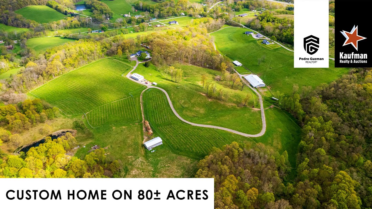Custom Home on 80± Acres - YouTube