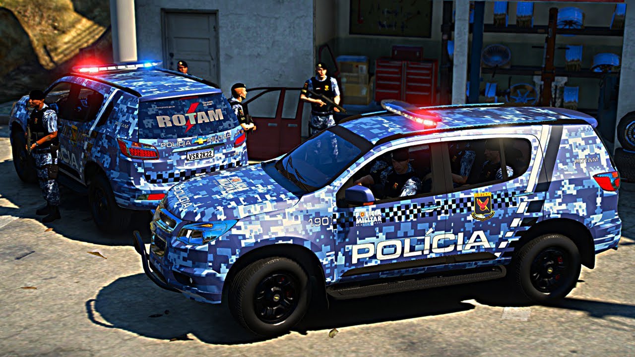 OPERAÇÃO DA ROTAM EM COMUNIDADE PMMT | GTA 5 POLICIAL (NOVAS VIATURAS ...