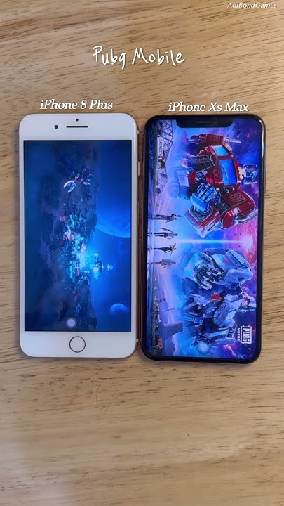 iPhone 8 plus vs iPhone Xs Max - Pubg Mobile - YouTube