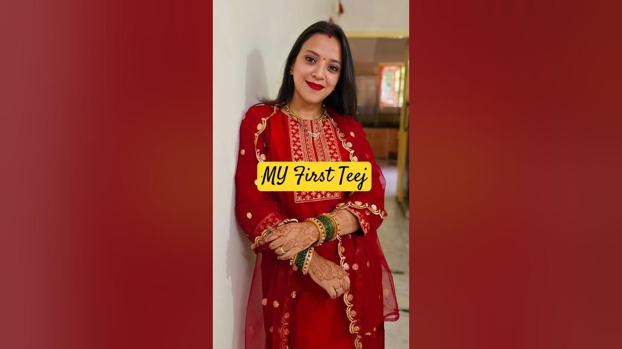 My First Teej || Hartalika Teej 2024 || Ekta Patnaik || #festiveseason #feedshorts #trending ...
