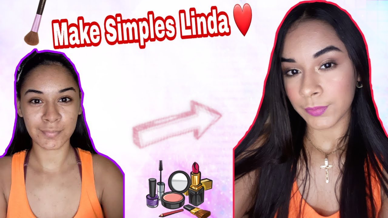 Maquiagem Simples ♡ - YouTube