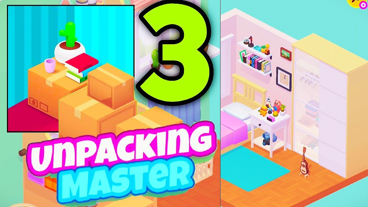 Unpacking Master Level 3 Android and iOS Gameplay Walkthrough - YouTube
