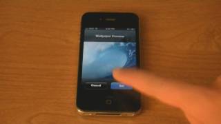 How To Customize Background Wallpaper on iOS4 - iPhone 4