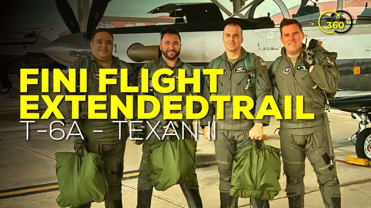 FINI-FLIGHT - EXTENDED TRAIL - T6A - TEXAN II - YouTube