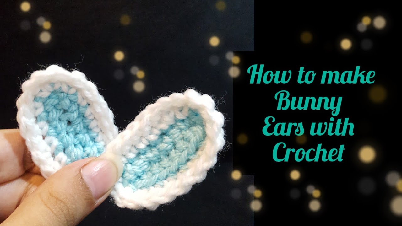 how to make bunny ears with crochet || rabbit ears with crochet - YouTube