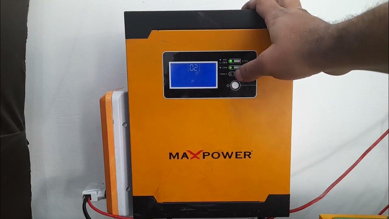 Complete Setting Maxpower, MPPT Charge controller Setup, How to do Setting of Solar Inverter ...