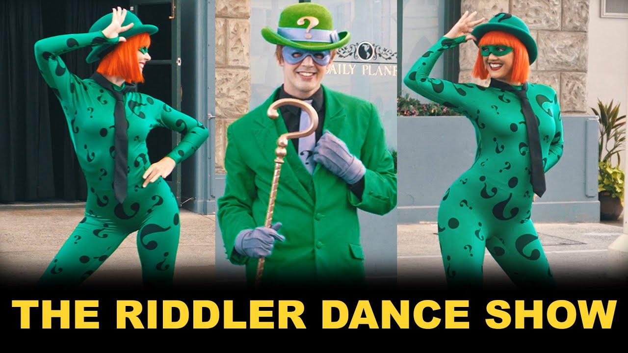 The Riddler Dance Show - Movie World Gold Coast (2024) - YouTube