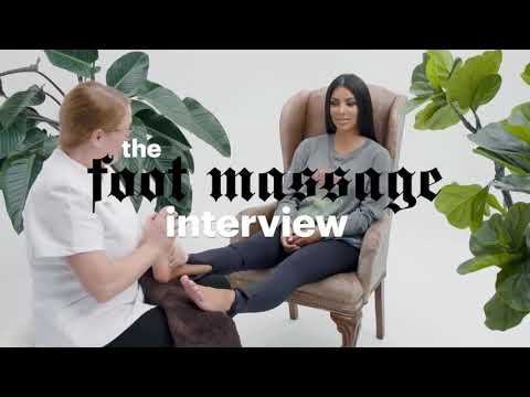 Kim Kardashian Foot Rub