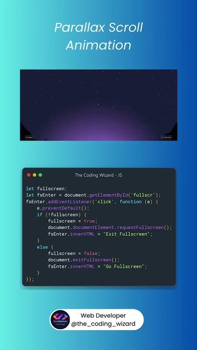 #html Parallax scroll animation - YouTube