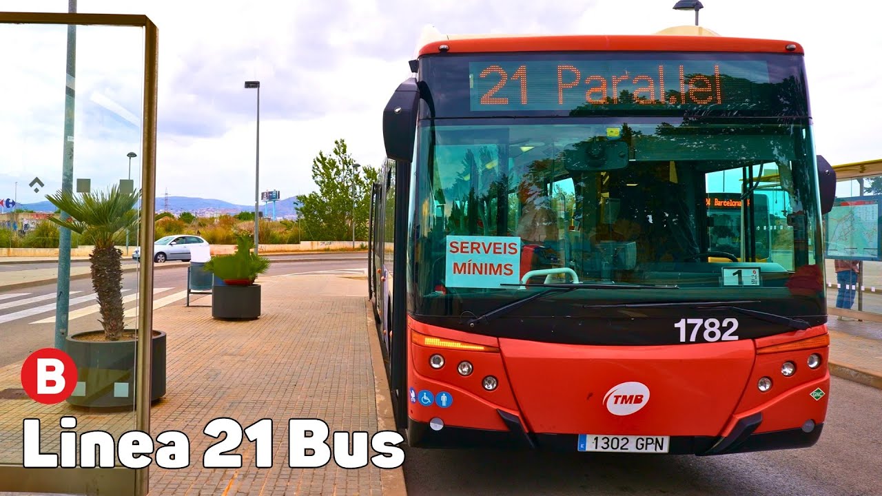 21 Bus - Autobús de Barcelona - Viaje completo - YouTube