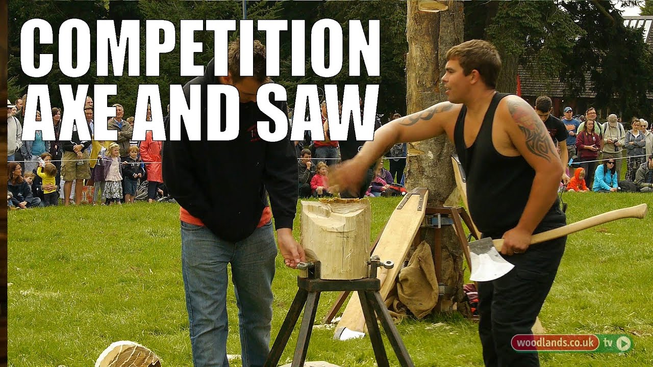 Competition Axe and Saw - YouTube
