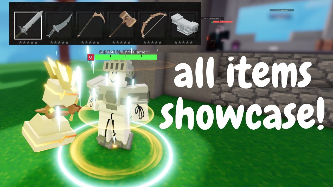 ALL *NEW* FORGE ITEMS SHOWCASE! || Roblox Bedwars || - YouTube