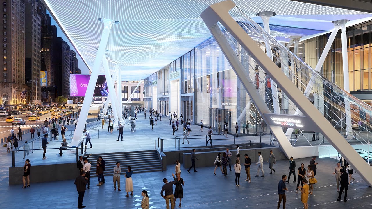 Penn Plaza Redeveloped: Exclusive First Look at The PENN District - YouTube