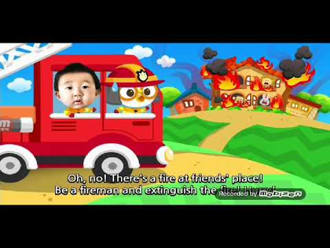 뽀로로 소방관 뽀로로 소방차 pororo toyㅡfire engine, (Am) fire truck - YouTube