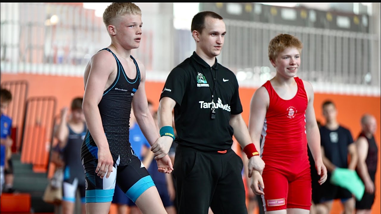U17 Marek-Erich Grosberg (EST) vs Raimond Prous (EST) 55kg. Greco-roman ...