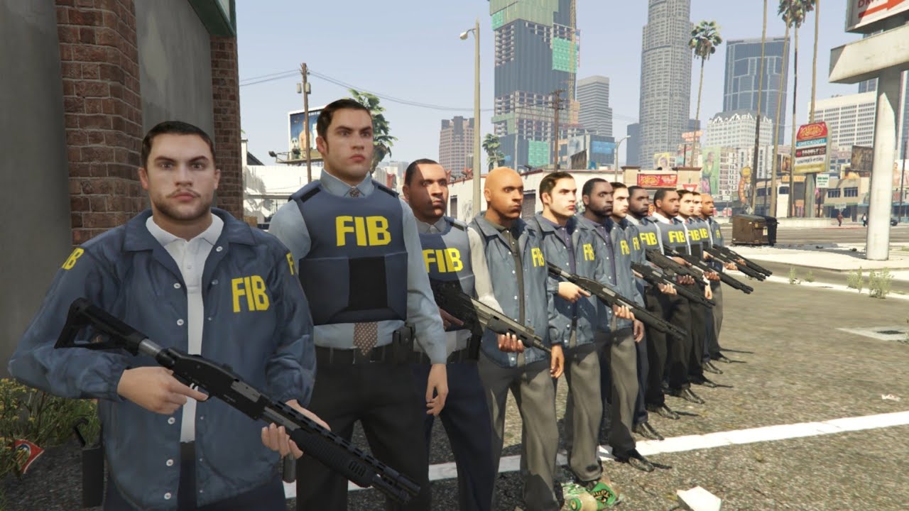 FIB VS IAA | GTA 5 NPC WAR 198 - YouTube