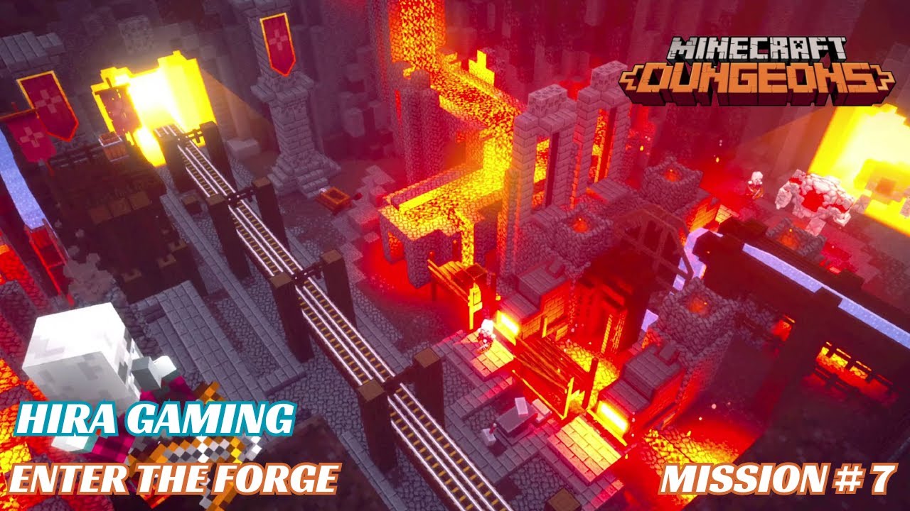 Enter the Forge | Fiery Forge Mission #7 | Minecraft Dungeon ...