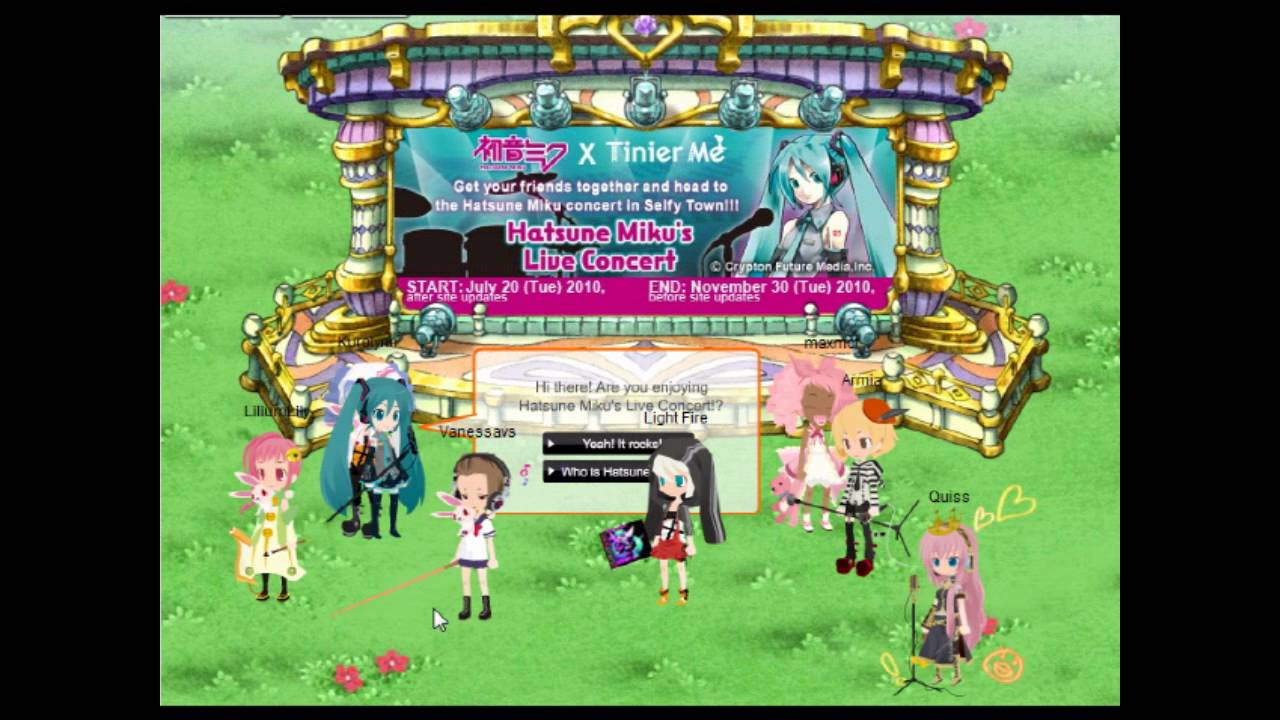 TinierMe: Hatsune Miku Event 2010 - YouTube