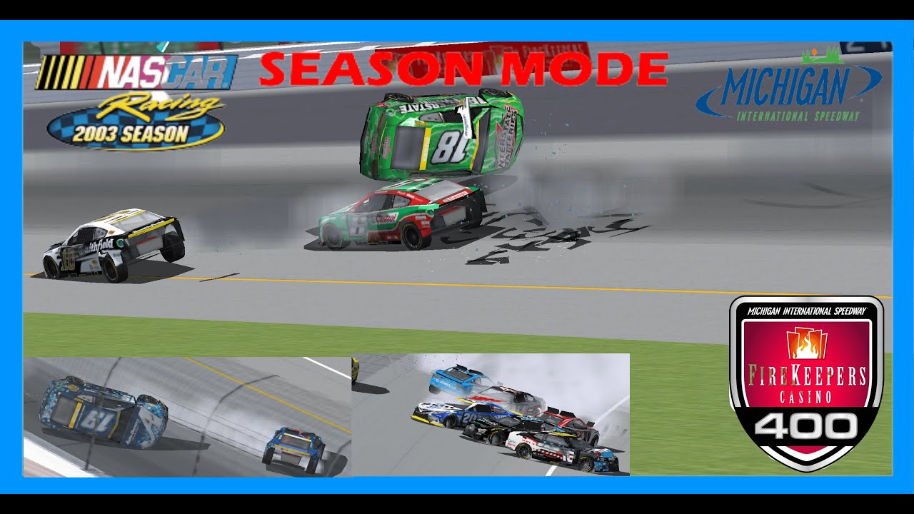 MICHIGAN MAYHEM! LATE CONTROVERSY! - NR2003 200 SUB Season Race 24/36 ...