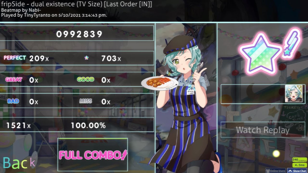 Dual Existence SS osu!mania - YouTube