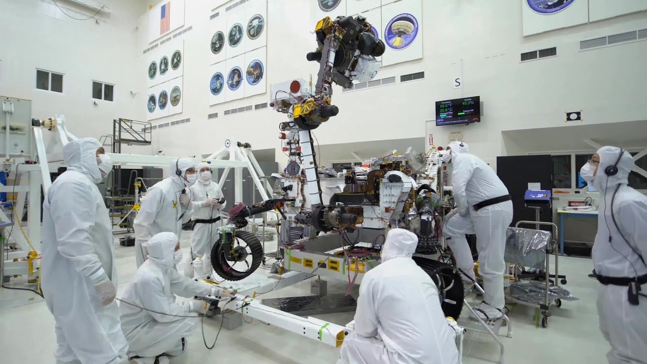 Building Mars 2020 Rover Perseverance (Timelapse) - YouTube