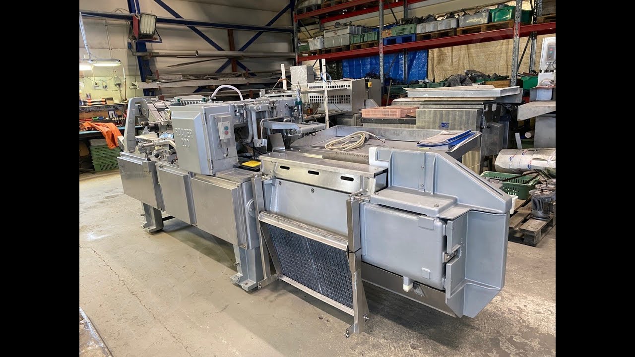 Baader 200 Filleting machine for salmon - YouTube