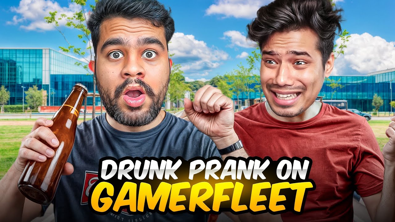 I DRUNK PRANKED @GamerFleet ON LIVE STREAM😱(Gone Wrong)💀 - YouTube