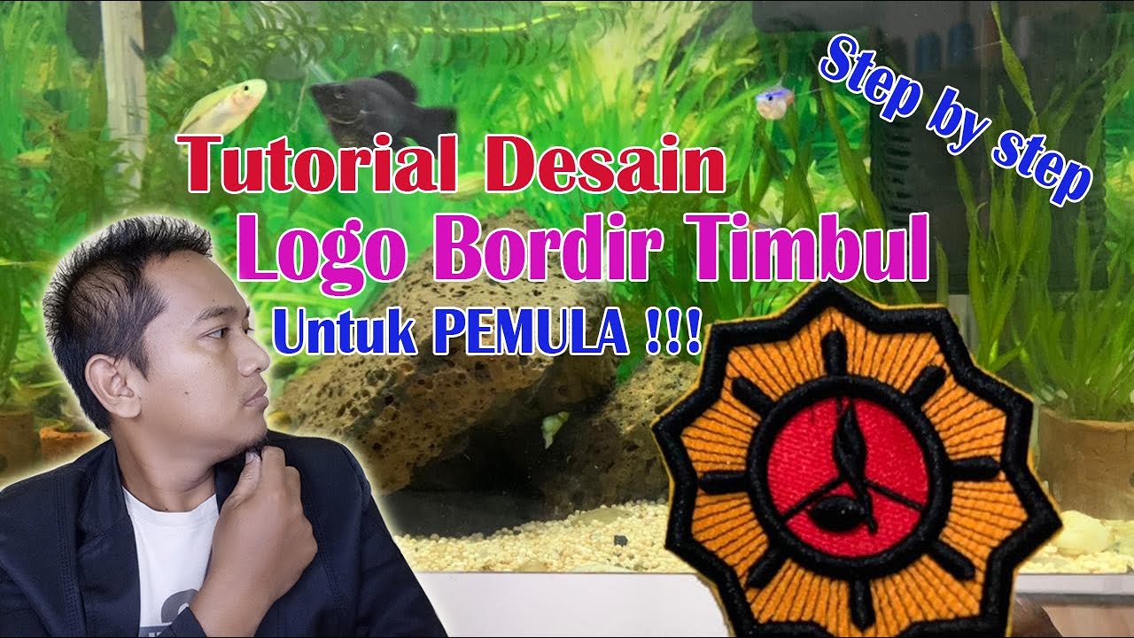 Tutorial Lengkap Desain Logo Bordir Timbul - Wilcom EmbroideryStudio 2. ...