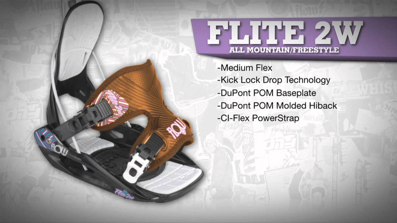 2012 Flow Flite 2W Women's Binding Specs - YouTube