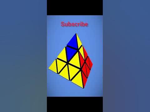 make pyraminx cube beautiful ️ parity - YouTube