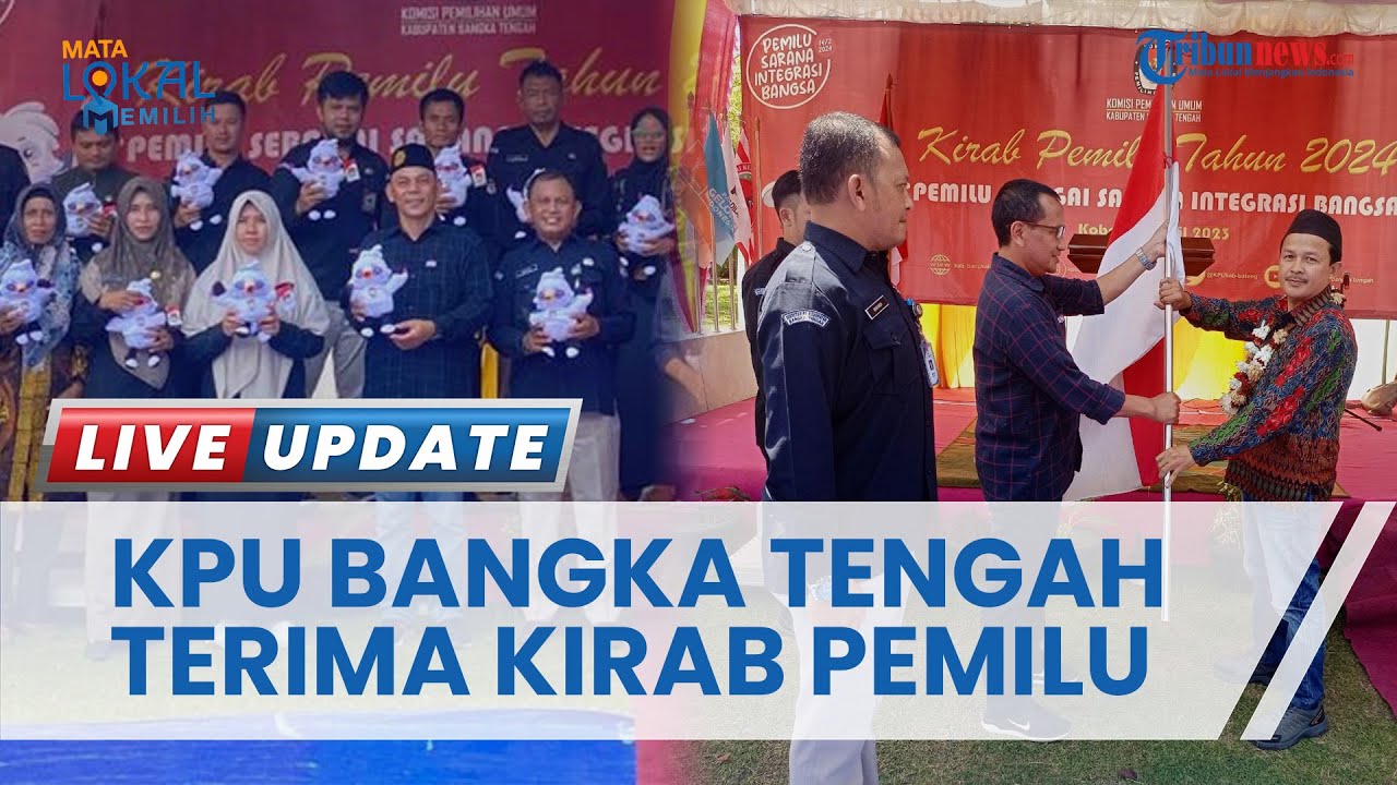 KPU Bangka Tengah Terima Kirab Pemilu 2024, Usung Tema Pemilu Sebagai ...