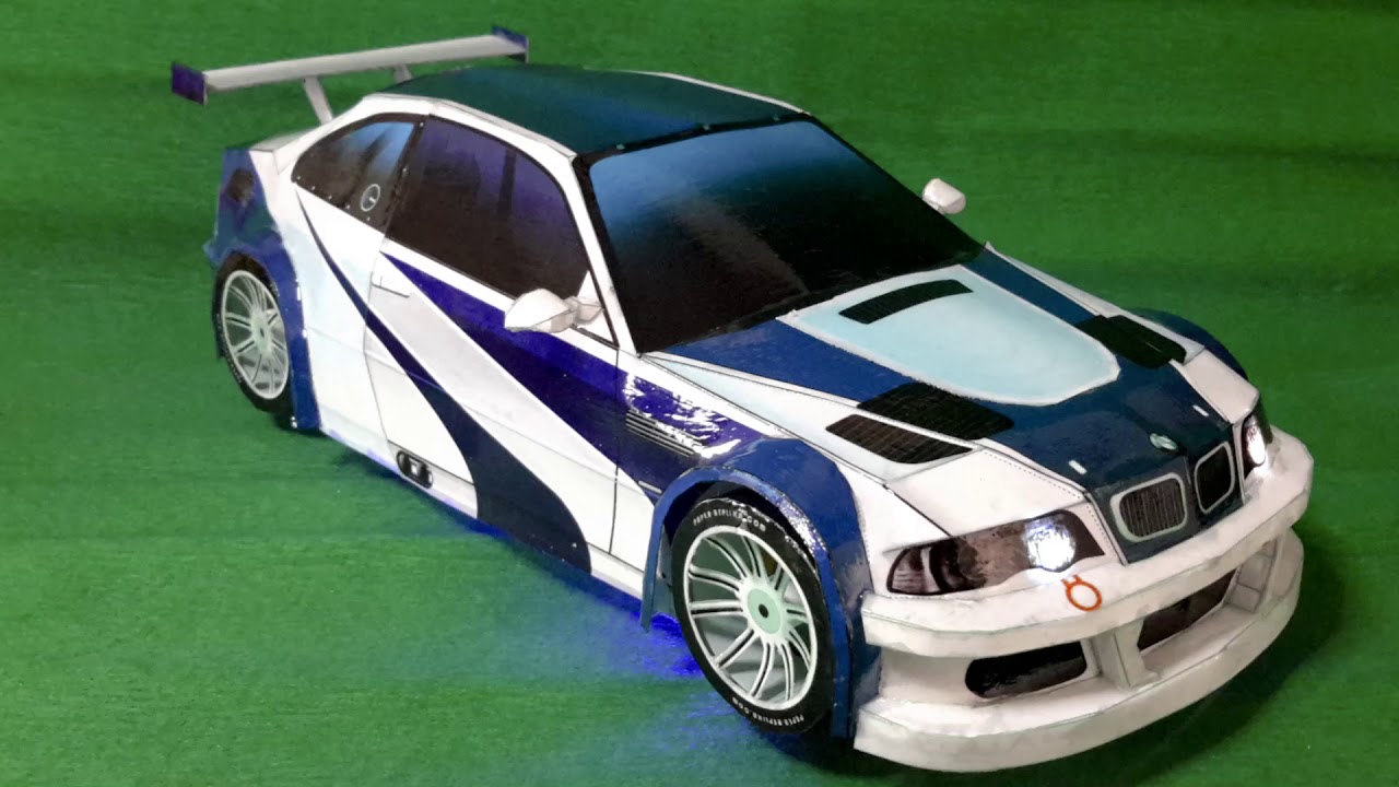 BMW M3 Papercraft - YouTube