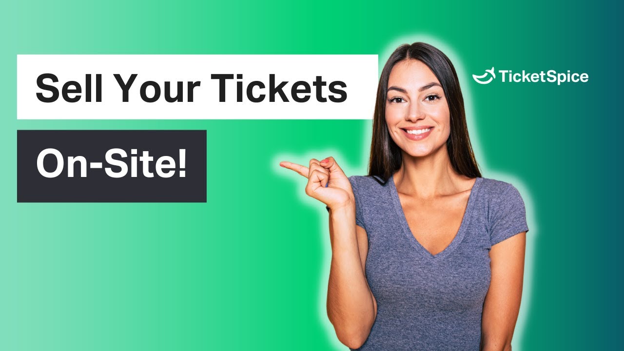 Easily sell tickets on site with the TicketSpice Box Office App - YouTube