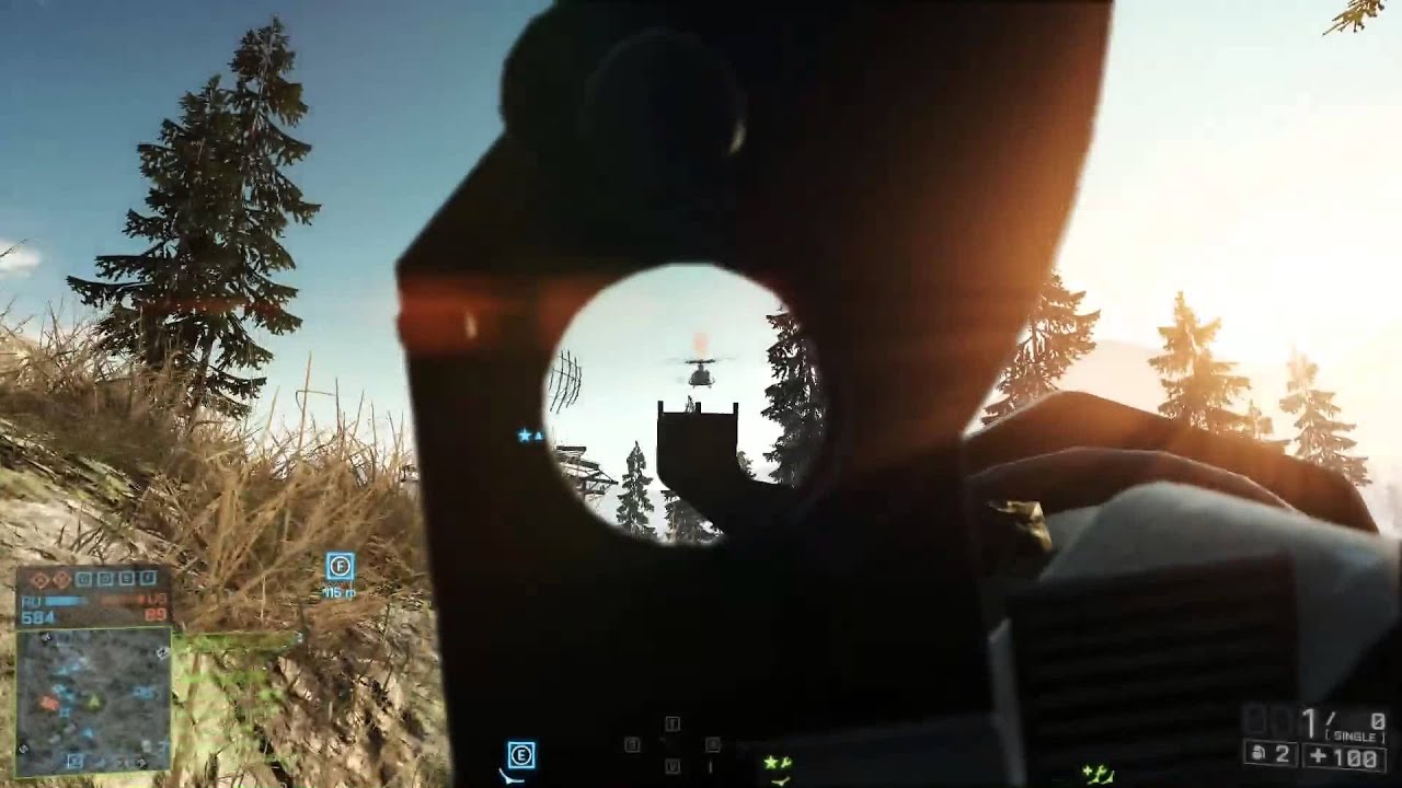 BF4 - M136 CS Heli Takedown - YouTube