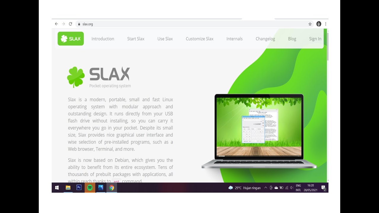Tutorial Install Slax Menggunakan Virtual Box - YouTube