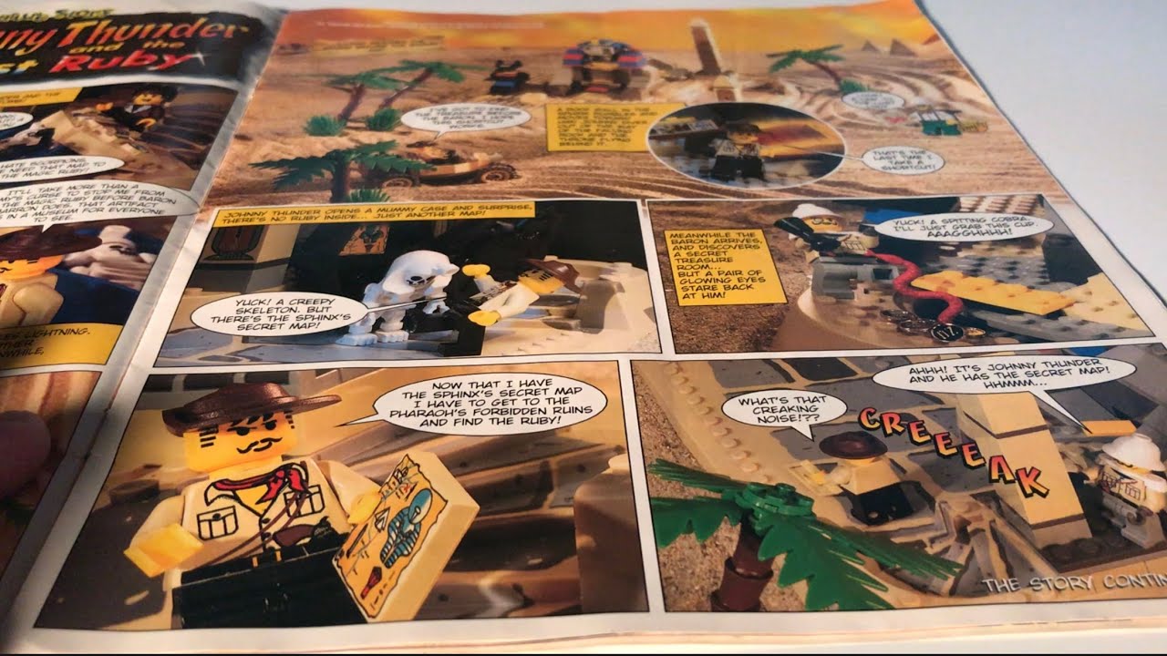 LEGO Mania Magazine 1998 Introducing the Adventurers - YouTube