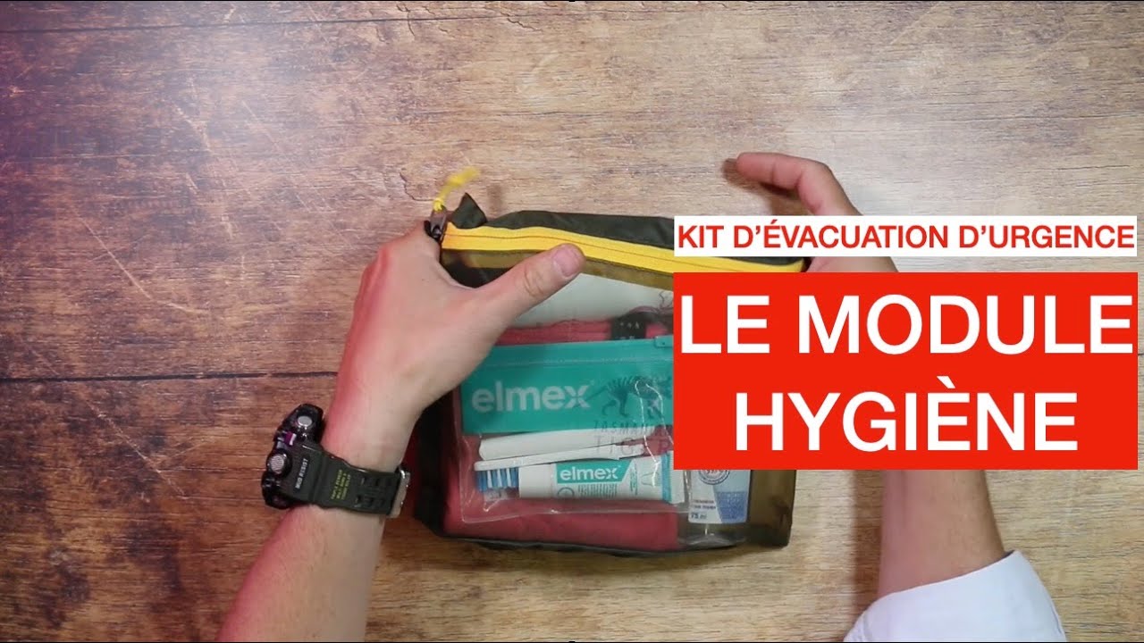 Module Hygiène de votre kit d'évacuation d'urgence - YouTube