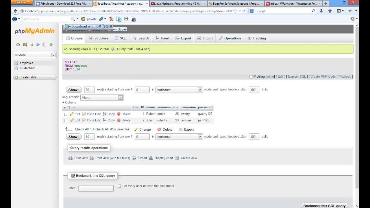 Java Netbeans Programming #9 How to get value from MySQL Database - YouTube