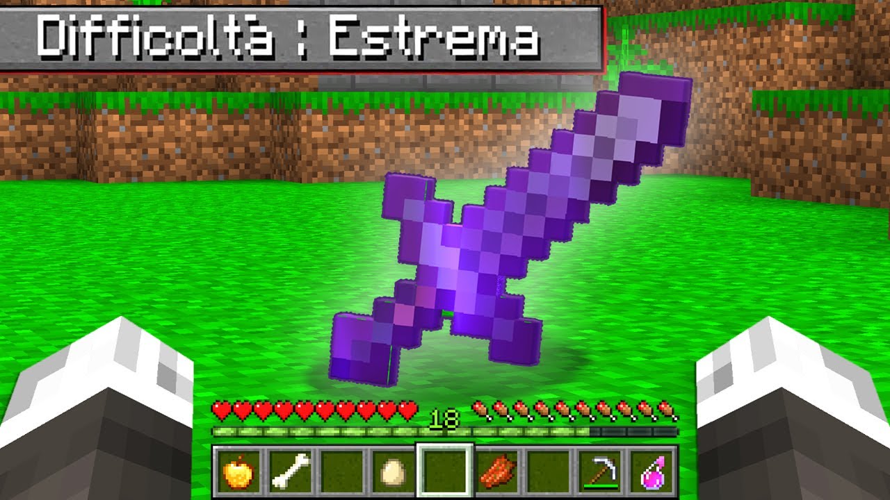 CREO LA SPADA PIÙ FORTE DI MINECRAFT ITA - YouTube