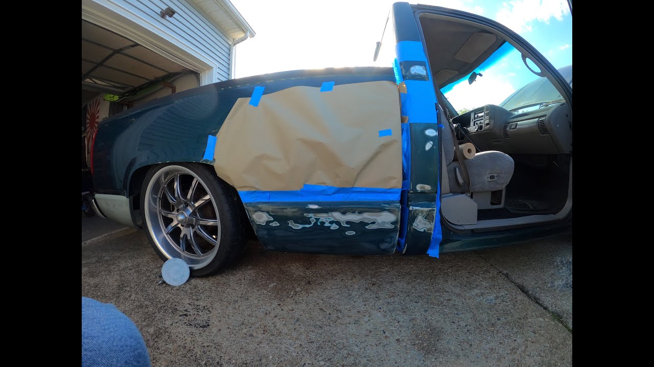 OBS Silverado Body Work - YouTube