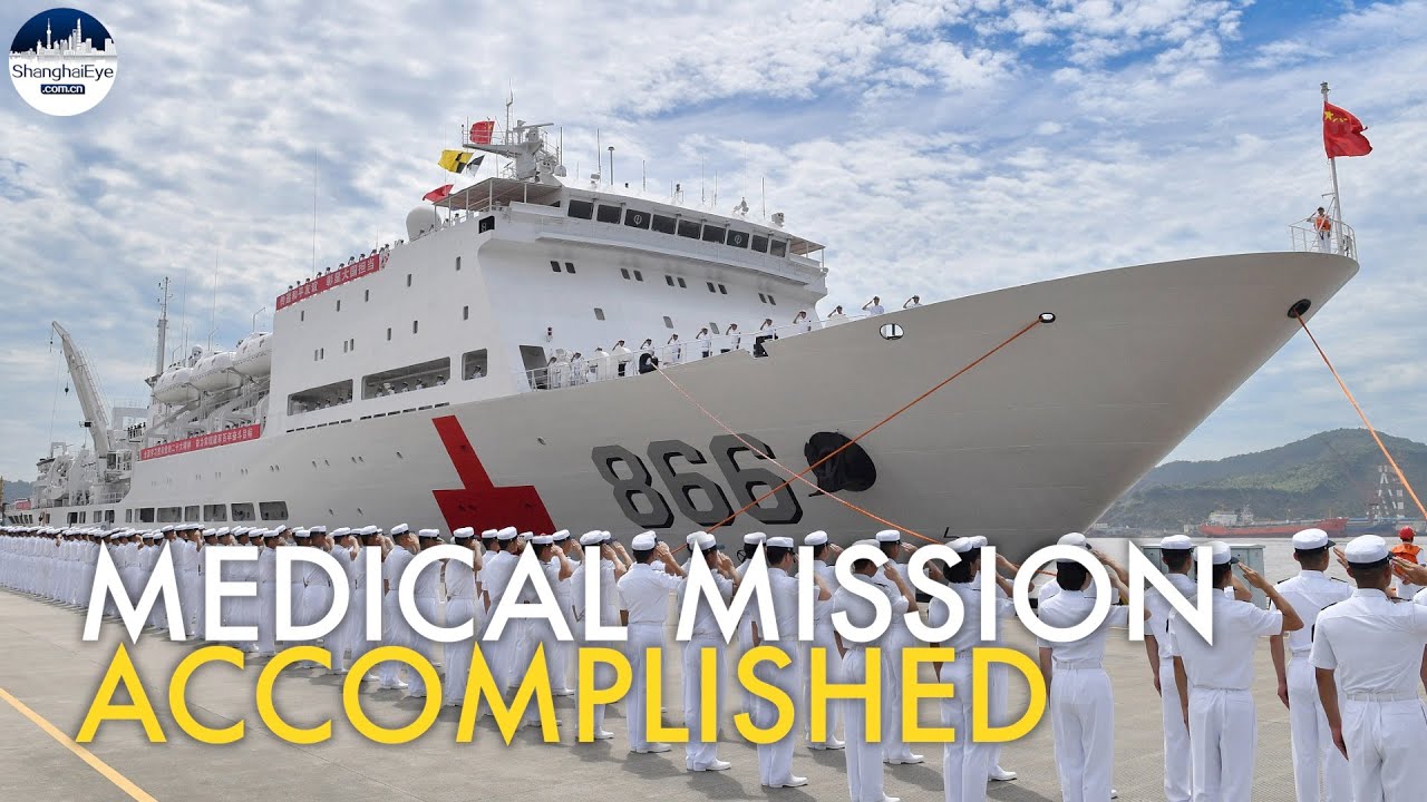 Chinese naval hospital ship Peace Ark completes life-saving mission in ...