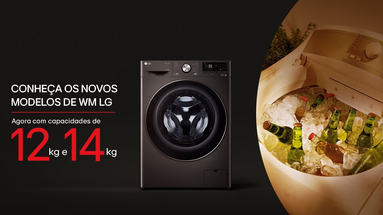 LIVE LG | Conheça os novos modelos de WM 12 e 14kgs - YouTube