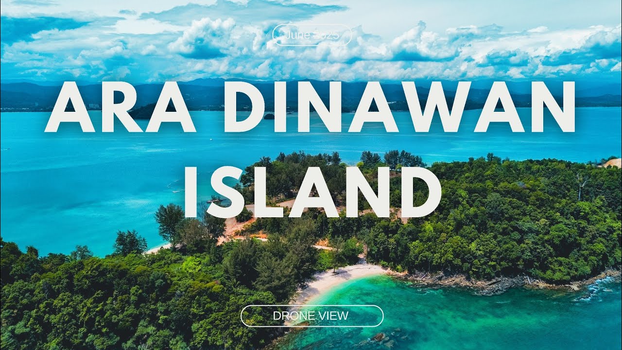 Dinawan Island in 4K | Stunning Drone Footage 🌴 - YouTube