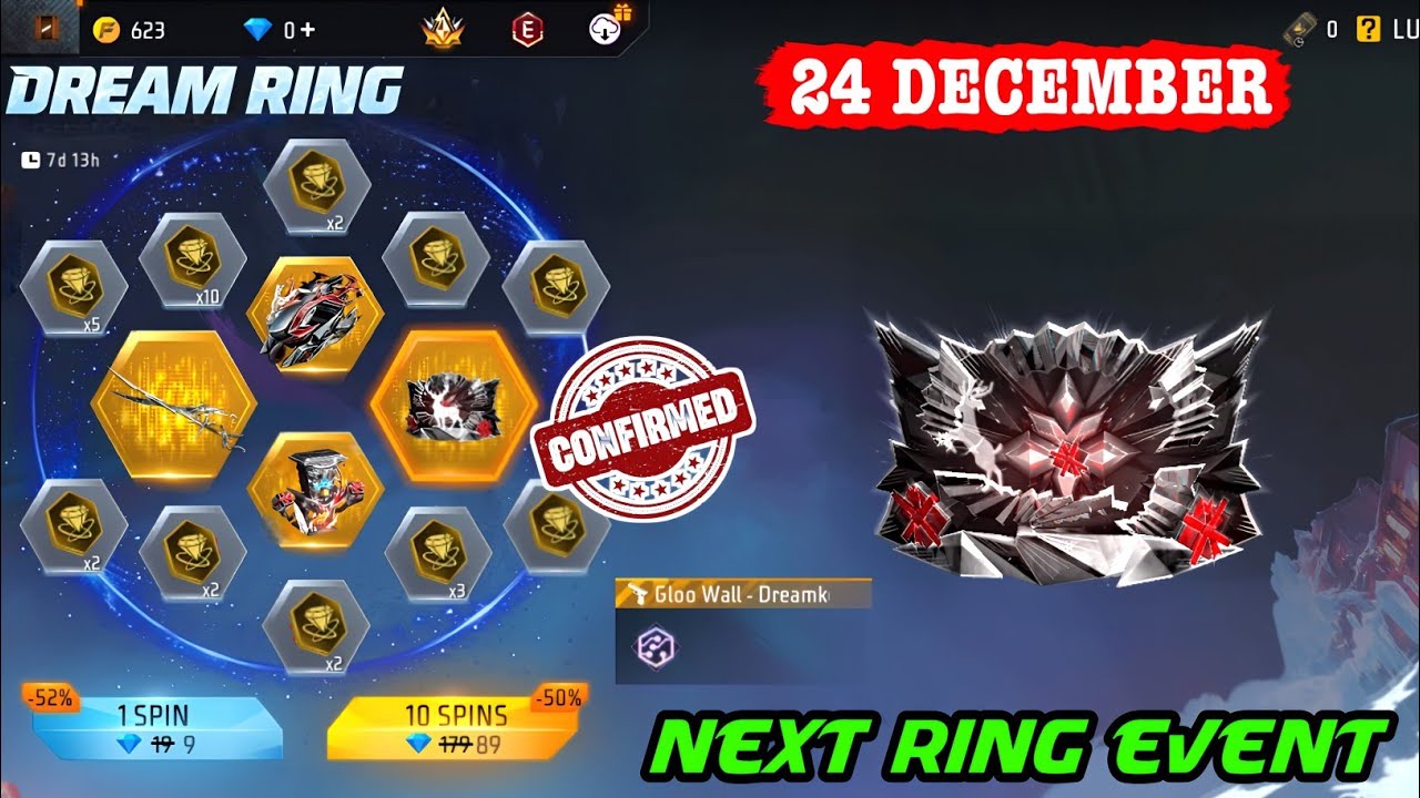 Next Universal Token Ring Event | Free Fire New Event Today | New Dream ...