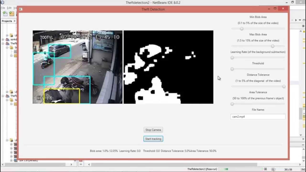 Theft Detection Using OpenCV and JavaFX ver 2 - YouTube