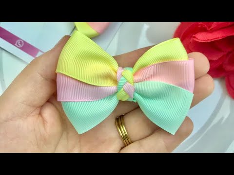 Moño para iniciante facil / Ribbon kirt - YouTube