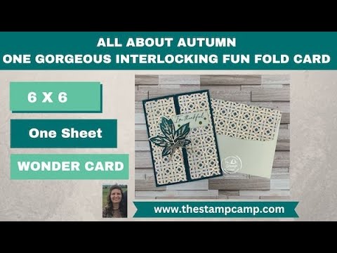 🔴Let's Create One Gorgeous Interlocking One Sheet Wonder Card - YouTube