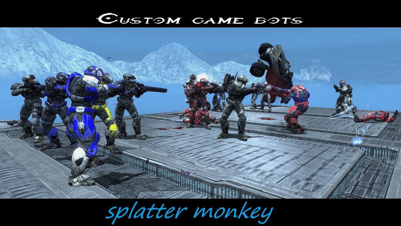Halo Reach Mod: Splatter Monkey Bots - YouTube
