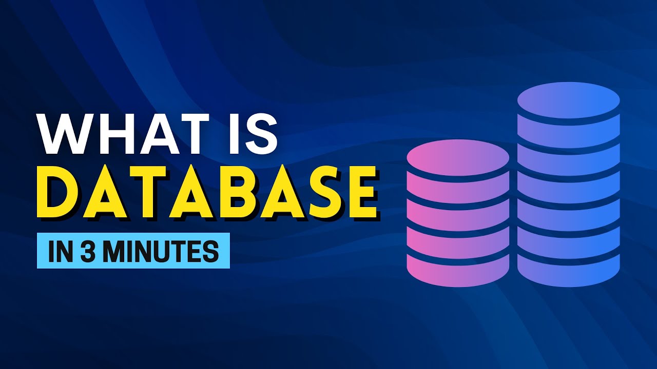 Database Explained in 3 minutes - YouTube