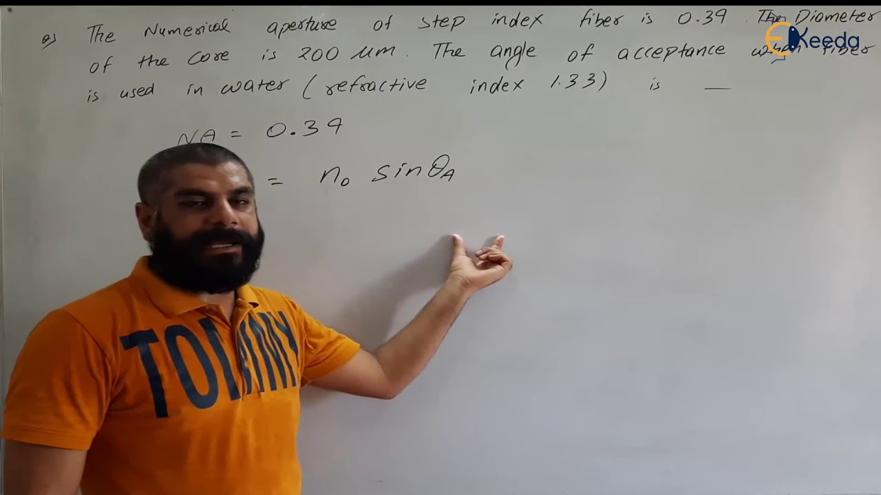 Numerical 9: Numerical Aperture | Optical Sources | GATE IE Optical ...